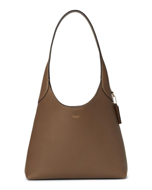 COACH Brooklyn Shoulder Bag 28 in Brown | Lyst