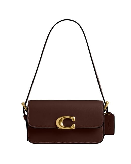 COACH Zoe Shoulder Bag in Brown | Lyst