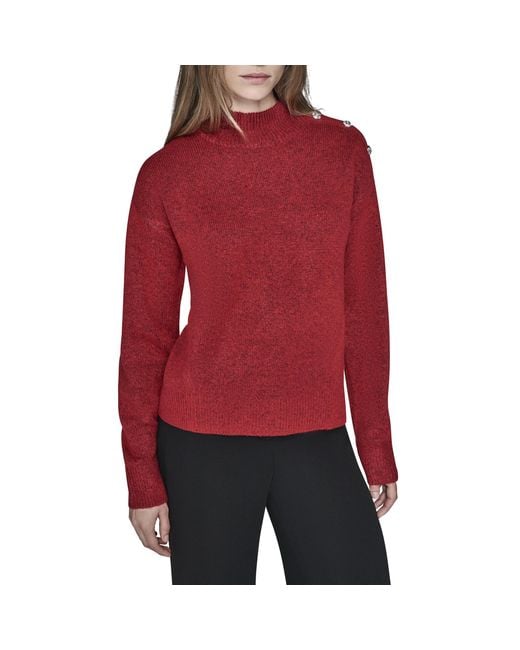 Karl Lagerfeld Paris Sweater in Red | Lyst