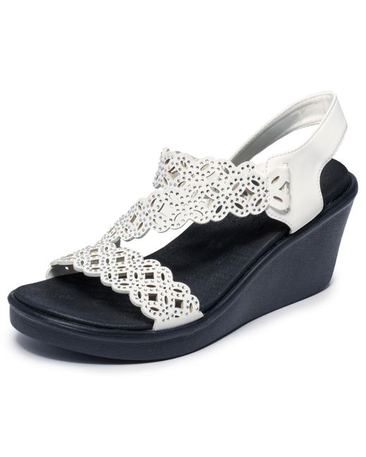 Skechers Sassier Dayz S Sandals in Blue | Lyst