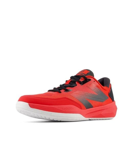 New Balance Fuelcell 796 V4 Hard Court Tennis Shoe in Red for Men | Lyst
