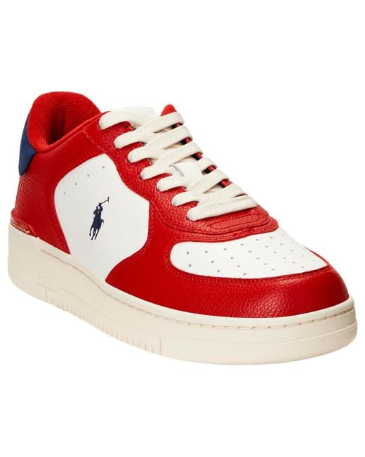 Polo Ralph Lauren Masters Crt in Red for Men | Lyst