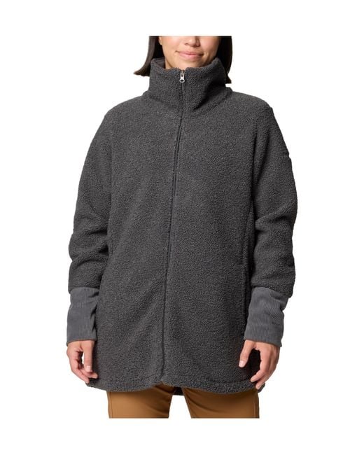 Columbia Blue Point Creek Fleece Full Zip in Grey | Lyst UK