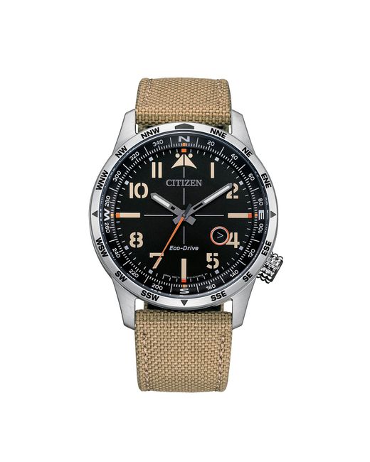 Citizen Eco-drive Avion Watch in Black for Men | Lyst