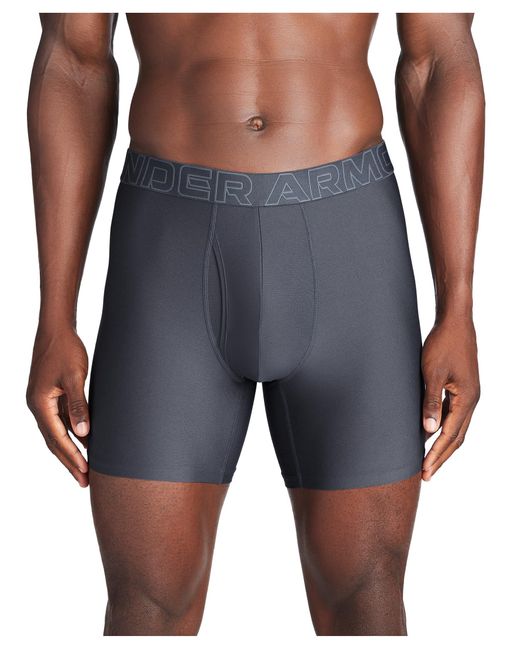 Under Armour Tech Mesh 6-inch Boxerjock 2-pack in Blue for Men | Lyst