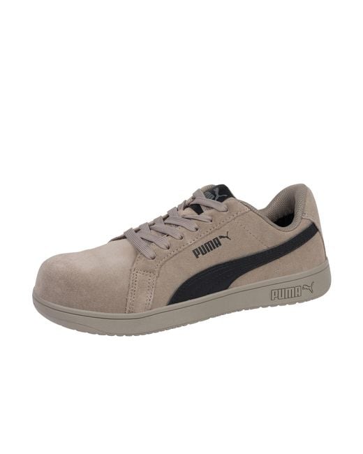 PUMA Iconic Suede Low Eh Oxford in Brown for Men | Lyst