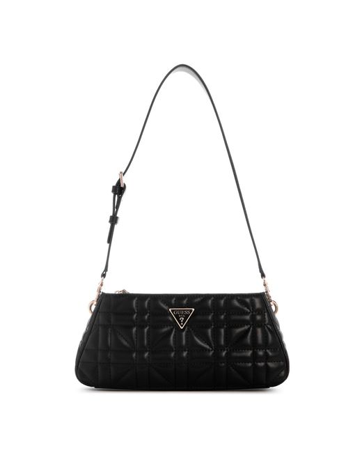 Guess Edita Shoulder Bag in Black | Lyst