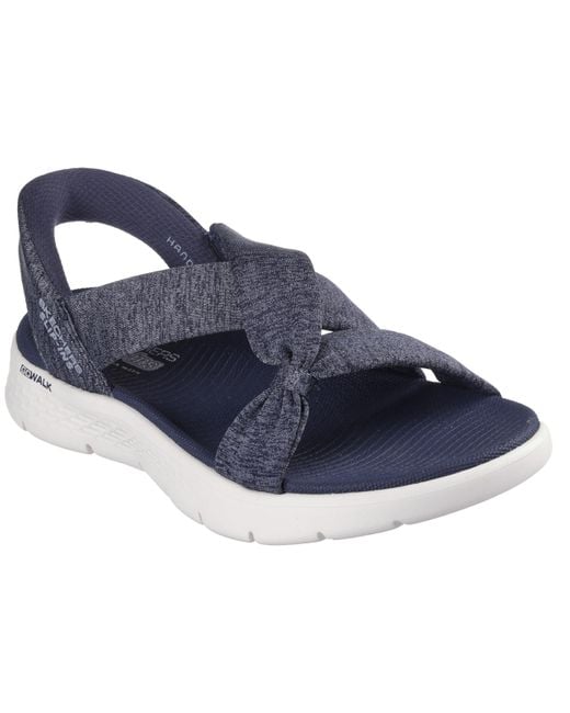 Skechers The-go Go Walk Flex Sandal - Peyton Hands Free in Blue | Lyst