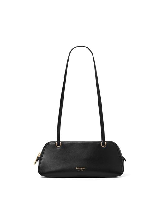 Kate Spade Grace Fine Grain Leather East-west Shoulder in Black | Lyst