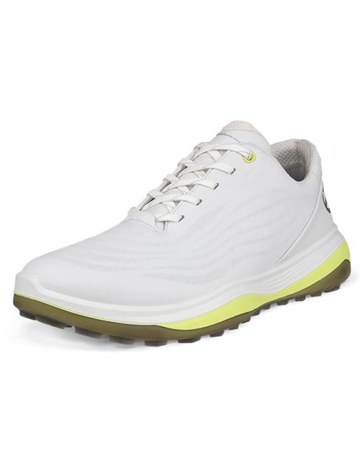 Ecco Lt1 Hybrid Waterproof Golf Shoe In White For Men Lyst