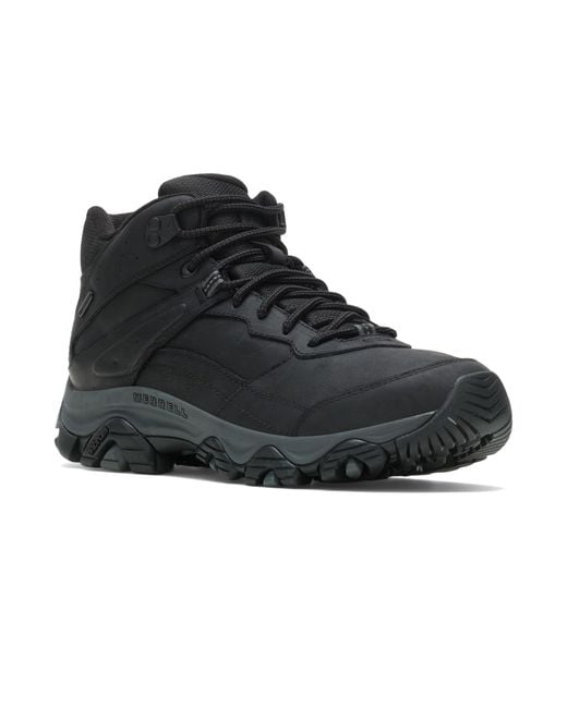 Merrell Moab Adventure 3 Mid Wp Hiking Boot in Black for Men | Lyst