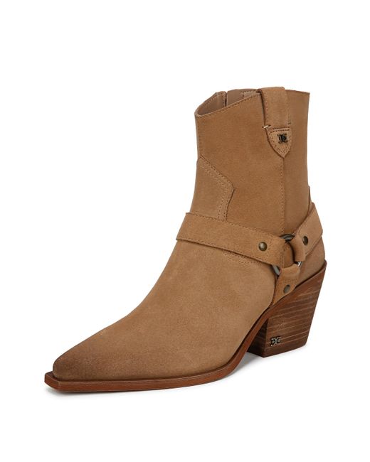 Sam Edelman Winston Western Boot in Brown | Lyst