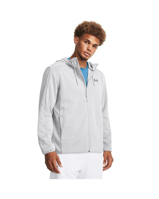 Under Armour Essential Swacket in Blue for Men | Lyst