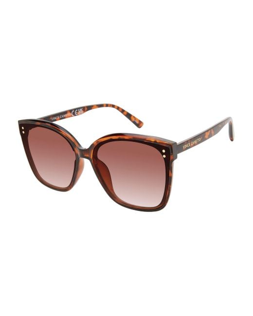 Vince Camuto Vc1020 Oversized 100 Uv Protective Cat Eye Sunglasses
