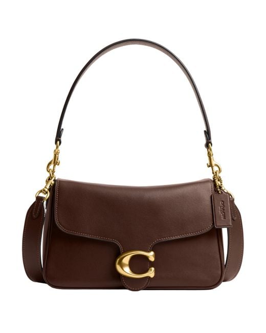 COACH Soft Tabby Shoulder Bag in Brown | Lyst