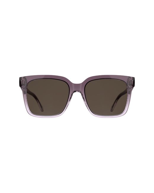Calvin Klein Transparent Gradient Mauve/ros With Solid Brown in Black ...