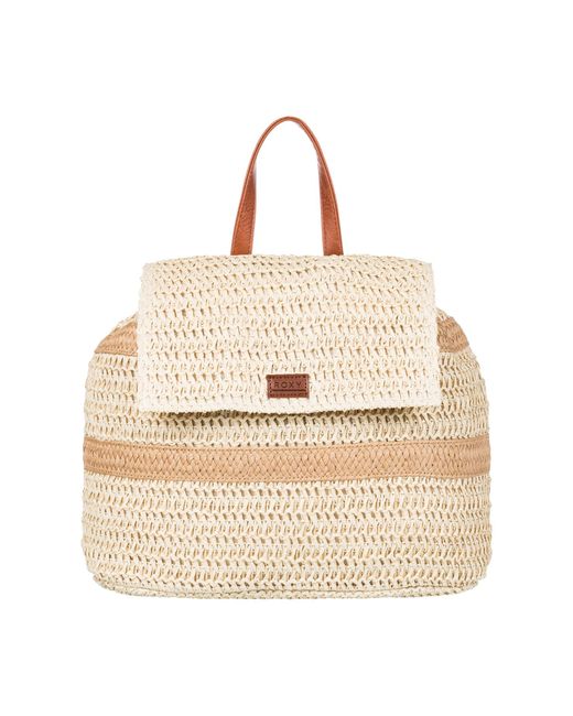 Roxy Stylish Durable Woven Straw Backpack With Adjustable Straps in ...