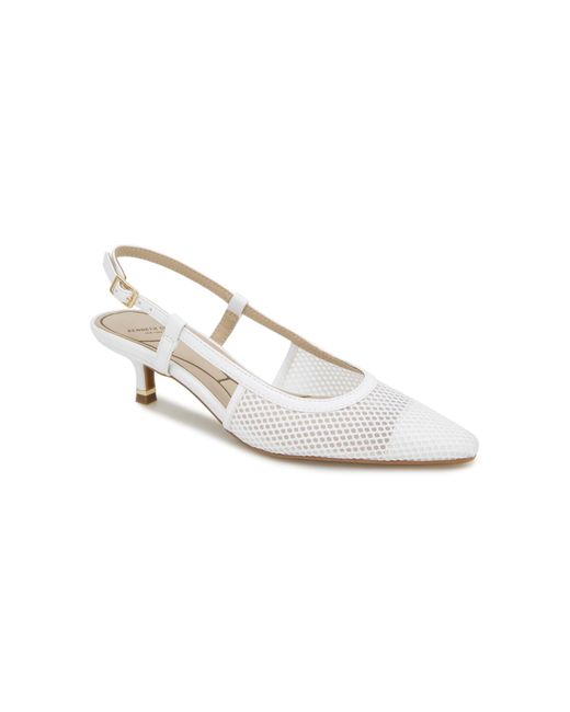 Kenneth Cole Martha Pump in White | Lyst