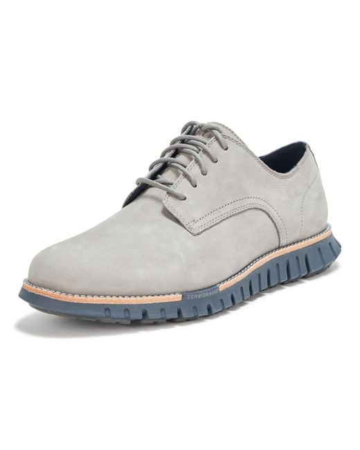 Cole Haan Zerogrand Remastered Plain Toe Oxfords in Gray for Men | Lyst