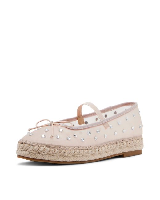 Madden Girl July02j1 Mary Jane Flat in Natural | Lyst