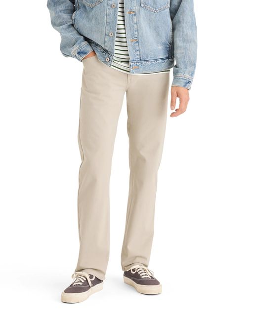 Dockers Straight Fit All-day 5-pocket Pants, in Blue for Men | Lyst