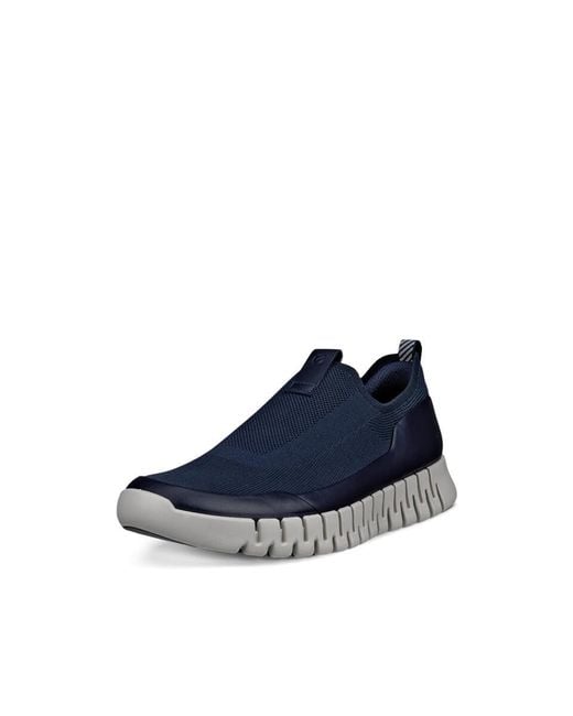 Ecco Gruuv Easy Slip On Sneaker in Blue for Men | Lyst UK