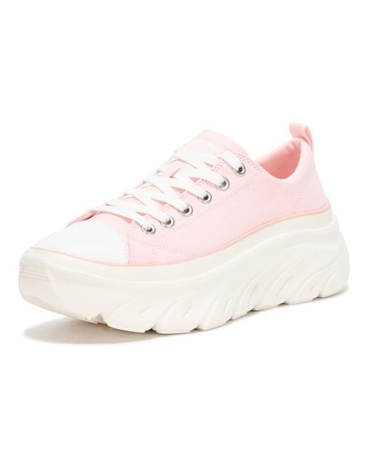 Skechers Funky Street-groove Way Low Sneaker in Pink | Lyst