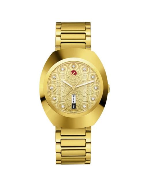 Rado Swiss Watch - Ultra-shiny Yellow Gold Couloured Ceramos And Pvd ...