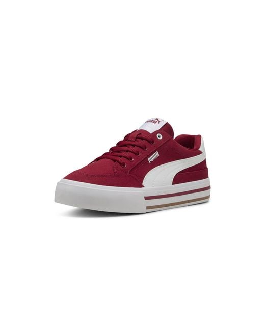 PUMA Court Classic Vulc Sneaker in Red for Men | Lyst