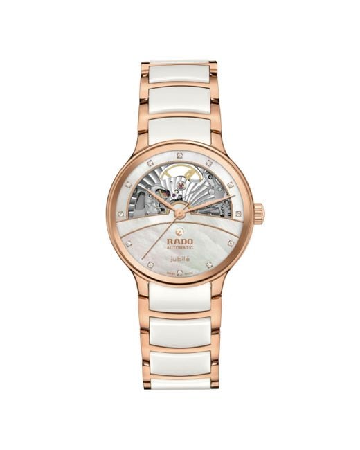 Rado Centrix-s-swiss Automatic Watch-stainless Steel Pvd-sapphire ...