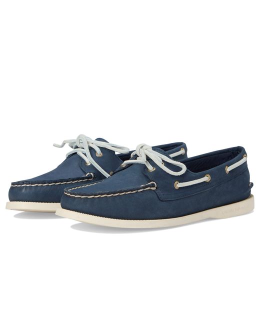 Sperry Top-Sider Authentic Original 2-eye Boat Shoe in Blue | Lyst