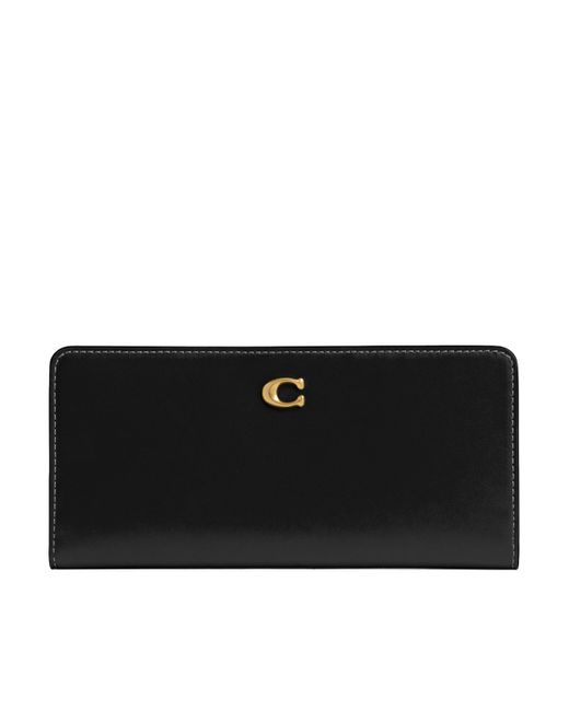 COACH Essential Slim Wallet in Black | Lyst