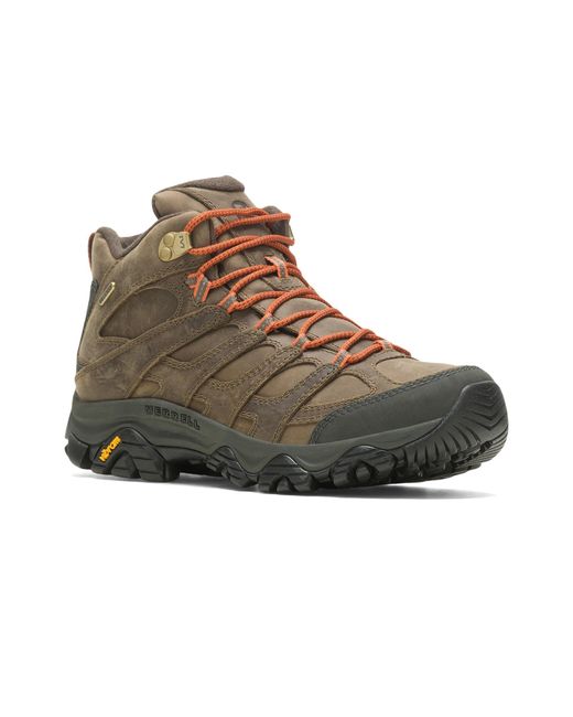 Merrell Moab 3 Prime Mid Waterproof (Canteen 1) Shoes in Gray for Men ...