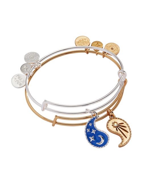 ALEX AND ANI Yin Yang Celestial Bff Bangle Set Of 2 in Metallic | Lyst