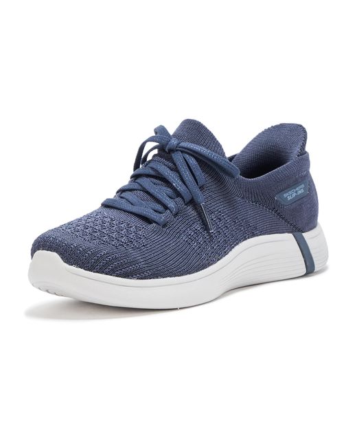Skechers On-the-go Hands Free Slip-ins Swift W/knit Fit Oxford in Blue | Lyst UK