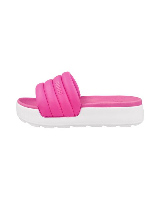 PUMA S Karmen Slide Sandal in Pink | Lyst