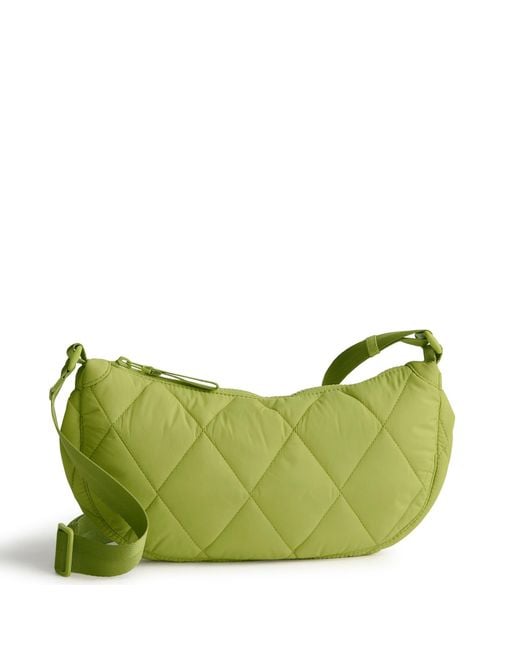 Vera Bradley Featherweight Springbrook Sling Crossbody in Green | Lyst