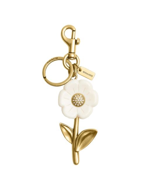 COACH For The Summer I Turned Pretty Daisy Bag Charm in Metallic | Lyst