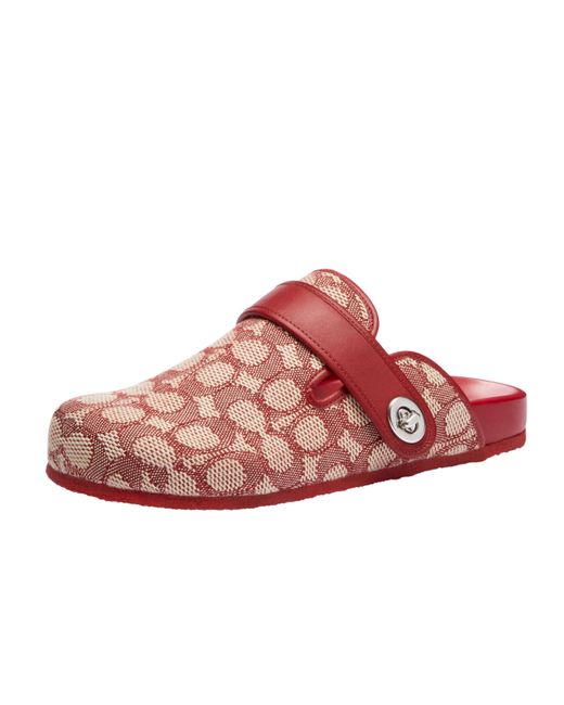 COACH Blake Clog Mule in Pink | Lyst