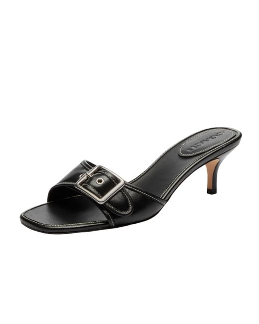 COACH Margot Sandal Platform in Black | Lyst