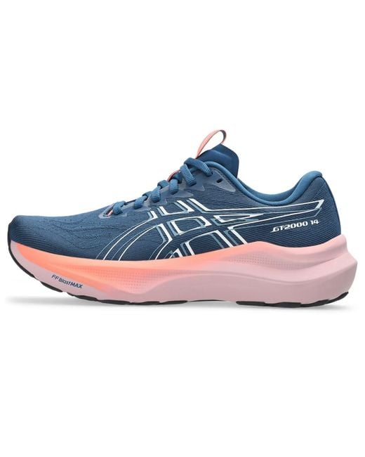 Asics Gt-2000 14 Running Shoes in Blue | Lyst UK