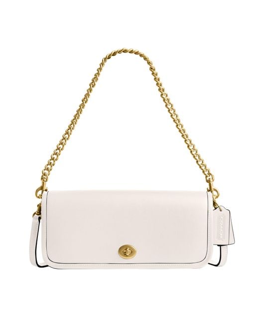 COACH The Originals Glovetanned Leather Dinky Bag With Chain Strap in ...