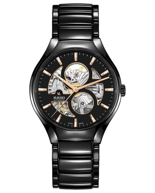 Rado New True--swiss Automatic Watch-high-tech Ceramic-sapphire Crystal ...