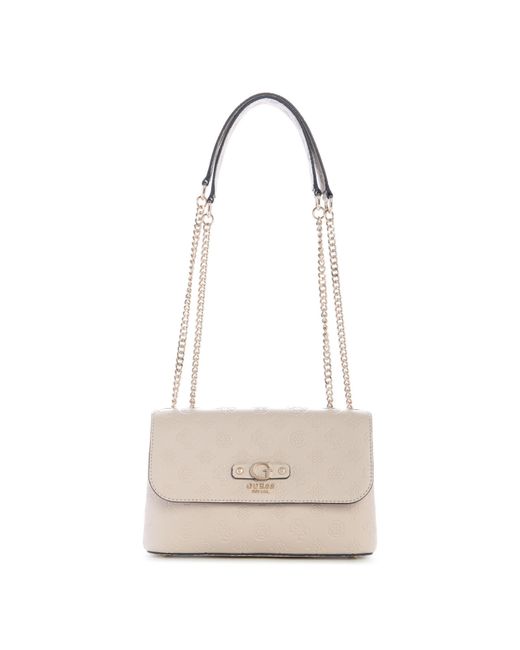 Guess Dita Convertible Crossbody Flap in White | Lyst