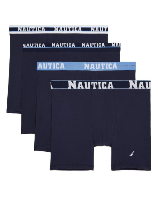 Nautica 4 Pack Limited Edition Stretch Boxer Briefs in Blue for Men | Lyst