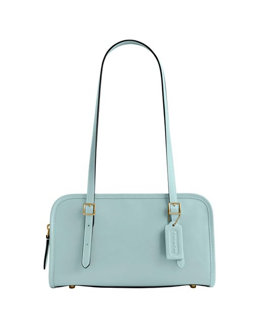 COACH Swing Zip Bag in Blue | Lyst