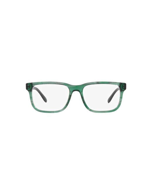 Emporio Armani Ea3218 Rectangular Sunglasses in Black for Men | Lyst