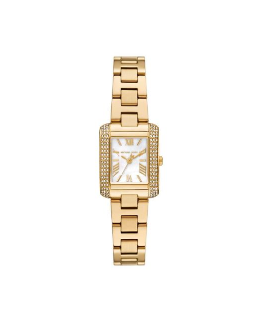 Michael Kors Emery Three-hand Gold-tone Stainless Steel Watch in ...