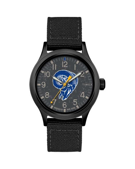 Timex Nfl Scout 40mm Watch – Los Angeles Rams With Black Fabric for Men ...
