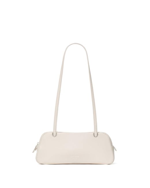 Kate Spade Grace Fine Grain Leather East-west Shoulder in White | Lyst